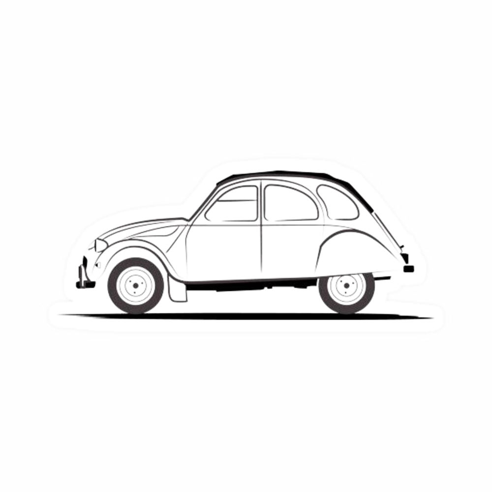 Citroën 2cv no.2 – destickerman