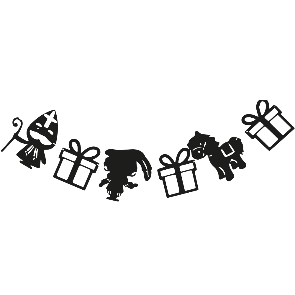 Sinterklaas slinger raamsticker – destickerman